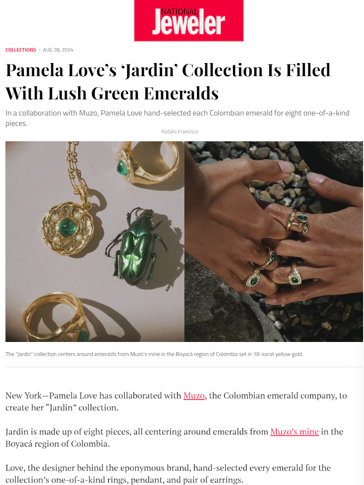 National Jeweler - August 28, 2024 – Muzo Emerald Colombia
